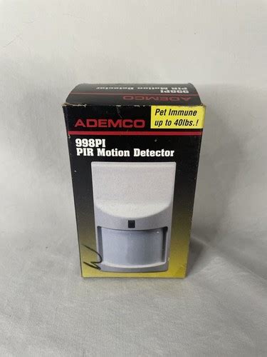 Ademco 998pi Motion Detector Pir Sensor Alarm 40lbs Pet Immune For Sale