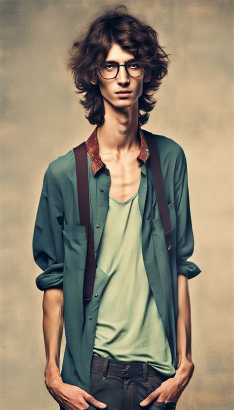 Skinny Weak Thin Tall Nerd Boy Anorexic Frail By Shanperotation On