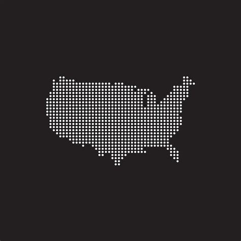 Premium Vector Usa Dot Map Concept For Networking Technology And