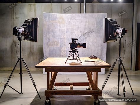 Ai创作图企业拍照 演播室写真 影棚置景 演播室照片 高清画室 影像室 影棚租赁 高清摄制 微影像剧组录影棚 专业影棚 取景台 工作室设置