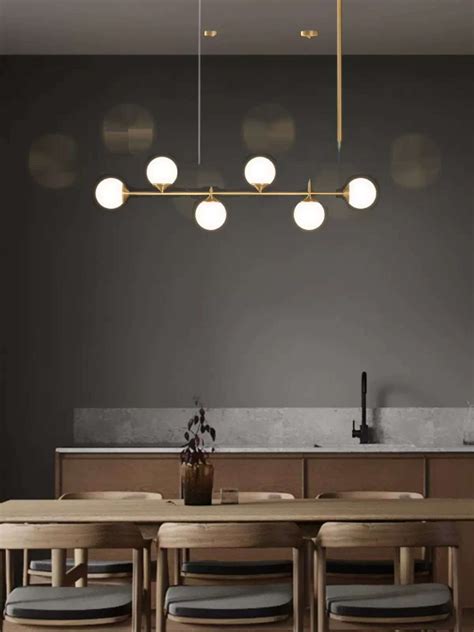 Maijon Minimalist Linear Bean Pendant Light Light Vault