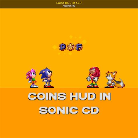 Coins Hud In Scd Mod For Sonic Cd 2011 Scd Mods