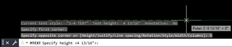 Autocad Mtext Command