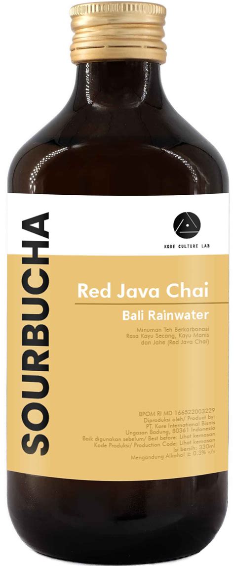 Red Java Chai Kombucha Kore Culture Lab Bali