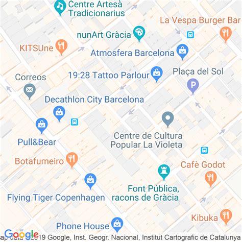 Código Postal Calle Pere Serafi En Barcelona Codigopostalde Es