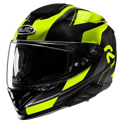 Hjc Rpha 71 Helmet Carbon Hamil Mc 3h Black Yellow