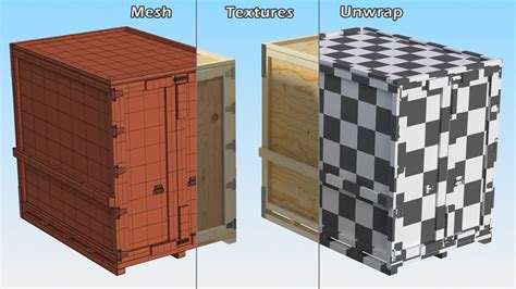 Wooden Shipping Crate 3d Model 24 3ds Blend C4d Fbx Max Ma Lxo Obj Free3d