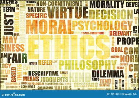 Moral Ethics Stock Illustration Illustration Of Applied 12491073