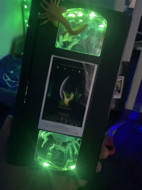 Working On Light Up Vhs Pieces For The Shop Dm If Interested This Is