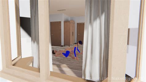 Rule 34 3d 3d Model Animated Blue Hair Breasts Curvy Hips Dark Blue