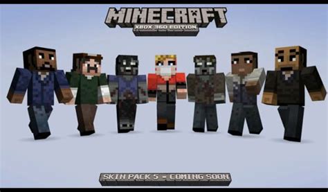 Minecraft Xbox 360 Un Paquete De Skins De The Walking Dead Llegara Al
