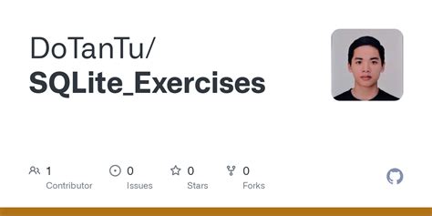 Github Dotantusqliteexercises