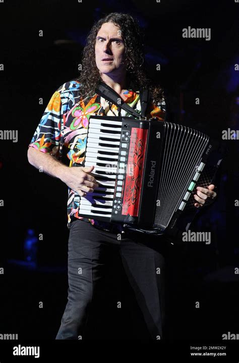 Legendary Musical Comic Weird Al Yankovic Plays The Accordion During A