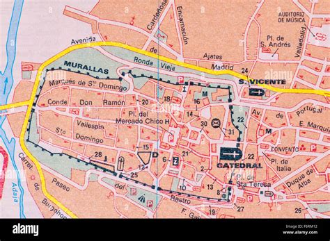 Map Of Avila