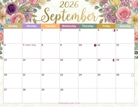 September 2026 Calendar With Holidays United States