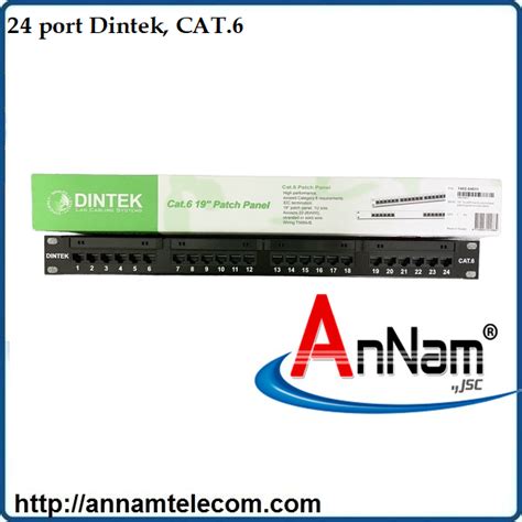 Patch Panel 24 Port Dintek Cat6 Giá Rẻ