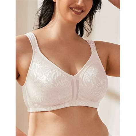 Wingslove Womens Full Coverage Plus Size Bra Non Padded Wireless