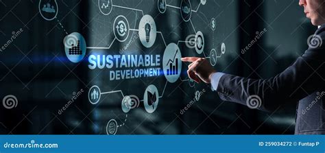 Sdgs Sustainable Development Goals Concept Of Modern Cities And Environmental Technology