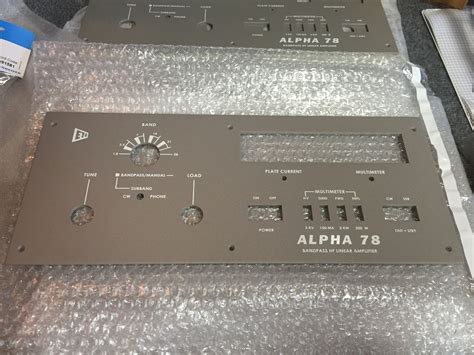Alpha 78 Front Panel Island Amplifier Beko Rf Kit Usa
