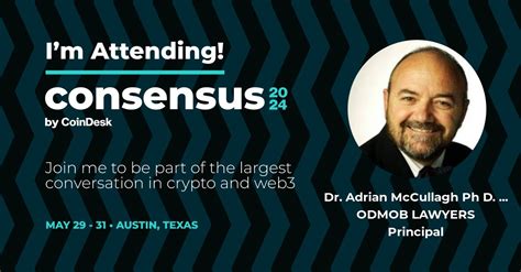 Consensus2024 Dr Adrian Mccullagh Ph D Cryptography Ll B Hons