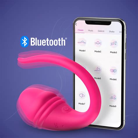 Vibrador Bluetooth Com 9 Modos Controle Via App E à Prova DÁgua