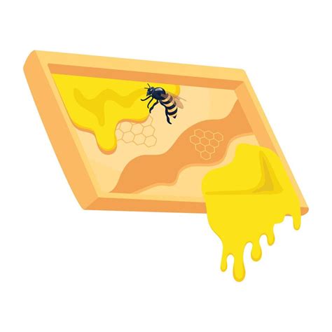 An Editable Flat Icon Of Bee Comb 12690770 Vector Art At Vecteezy
