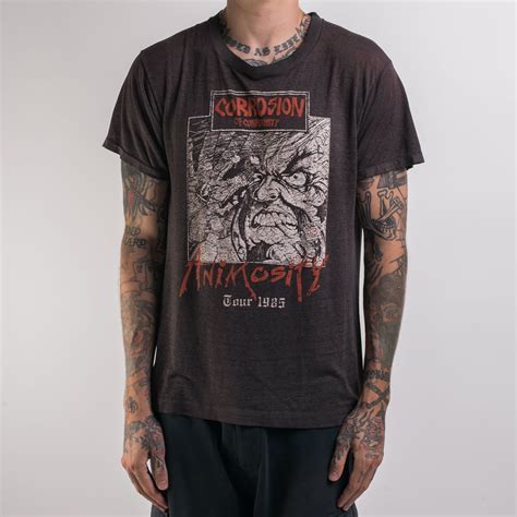 Vintage 1985 Corrosion Of Conformity Animosity Tour T Shirt Mills