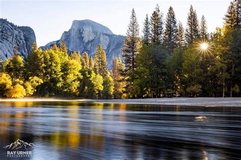 Yosemite National Park Merced River And Half Dome Sunrise — Ray Urner