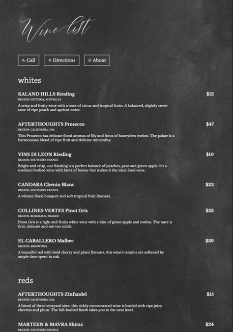 Free Coffee Shop Menu Template Menuzen