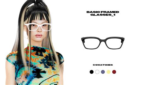 Tina Sims — Tina Sims Basic Framed Glasses ♪ 3 Styles 5