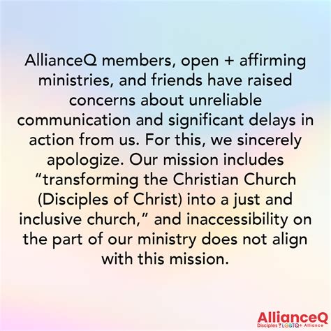 Statement Of Accountability Allianceq