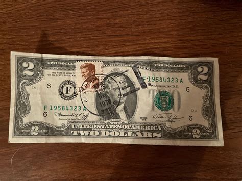 What Is The Significance Of The Stamp On My Two Dollar Bill Rmoney