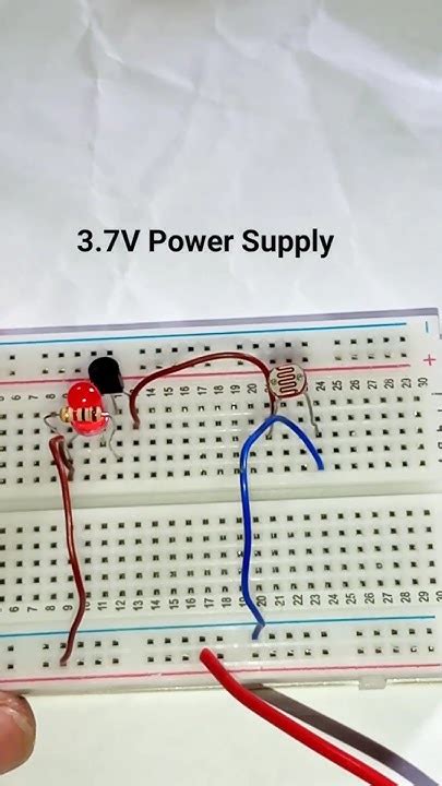 Breadboard Use Bc547 Transistor Project Shorts Pbexperiment Youtube