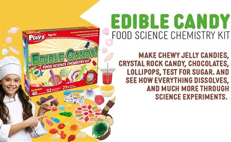 Playz Edible Exploding Candy Food Science Stem Chemistry Kit Diy Make Your Own