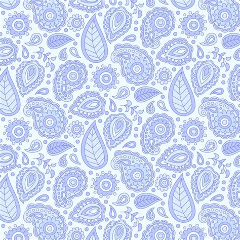 Free Vector Hand Drawn Paisley Pattern
