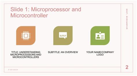Microprocessor And Microcontroller For Seminar Powerpoint Pptx