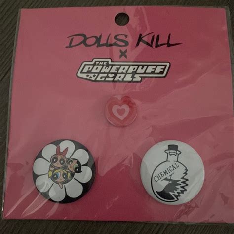Dolls Kill Accessories Dolls Kill X The Powerpuff Girls Groovy Gals Pin Set Poshmark