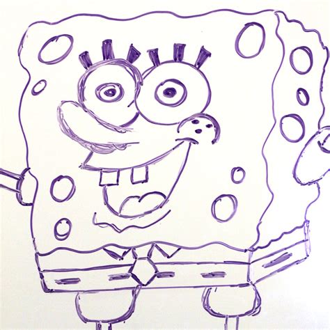 Spongebob Squarepants Seen On The Whiteboard Of The Design Flickr