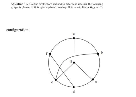 Solved Question 10 Use The Circle Chord Method To Determine