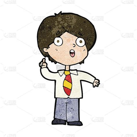 卡通男学生回答问题素材 花瓣网