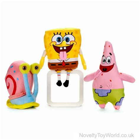 Spongebob Squarepants Movie Licensed Plush Toy 3 Assorted 27cm