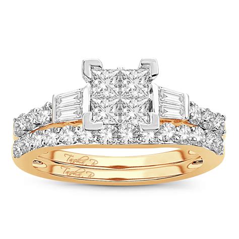 14k 150ct Diamond Bridal Ring Unclaimed Diamonds