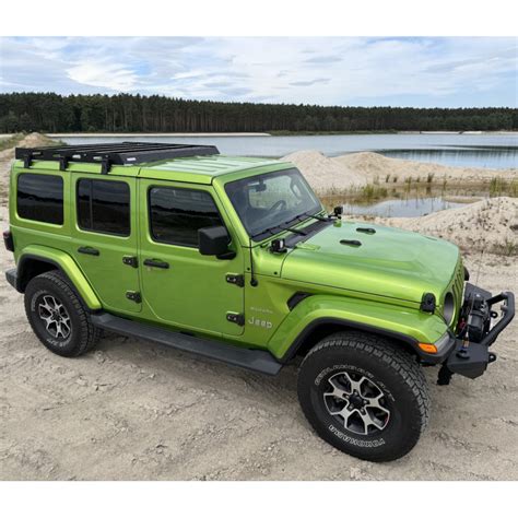 Jeep Wrangler Jlu Aluminium Low Profile Roof Rack