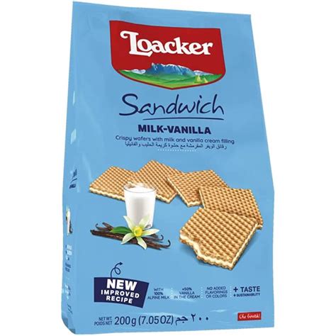 Loacker Sandwich Milk Vanilla 200g Shopee Malaysia