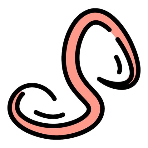 Premium Vector Virus Worm Icon Outline Virus Worm Vector Icon Color