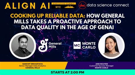 Data Science Connect On Linkedin Alignaisummit Dataquality Genai Nyc Aiconference
