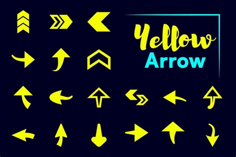 Yellow Arrow Vector Art Icons And Graphics For Free Download