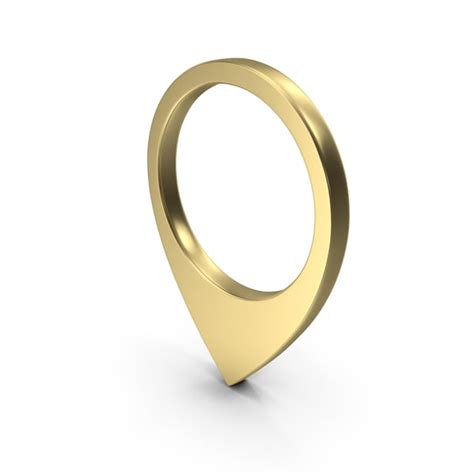 Location Indicator Shape Gold 3d Incl Map And Location Envato