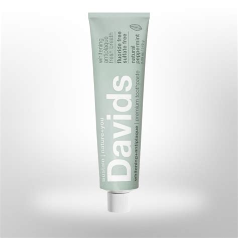 Davids Whiteningantiplaque Toothpaste Be Gone Goods