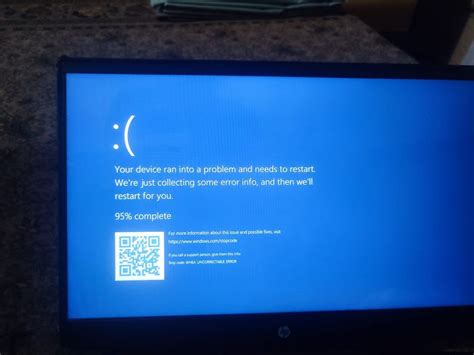 I Get This Blue Screen Error When Im Using My Laptop And My Hp